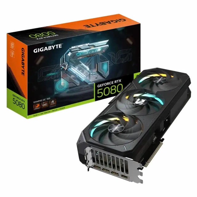 Graficka karta GIGABYTE GV-N5080GAMING OC-16GD NVD/16GB/GDDR7/256 bit ...